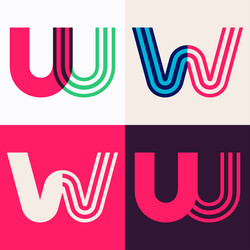 Font Letters Overlapping Vector Images (over 8,000)