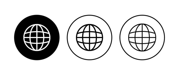 Web icon set go to icon click icon Royalty Free Vector Image