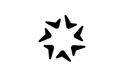 Spark logo design concept Royalty Free Vector Image