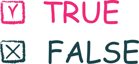 True False Icon Vector Images (over 2,200)