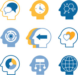 Psychotherapy change of mind process and chaos Vector Image