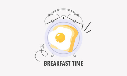 Restaurant or cafe breakfast menu design template Vector Image
