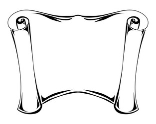 Classic text box template in black line color Vector Image