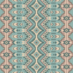 Tribal ethnic seamless pattern geometric design Vector Image