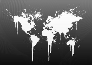 Splatter World Map Vector Images (over 270)