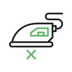 Do not steam icon image Royalty Free Vector Image