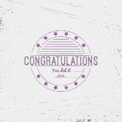 Congratulation badges cards and labels for any use