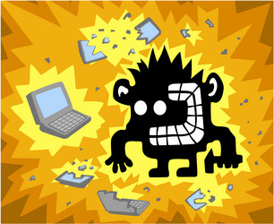 Smash Computer Vector Images (over 300)