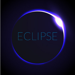 Solar eclipse Royalty Free Vector Image - VectorStock