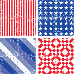 July 4th american textures Royalty Free Vector Image
