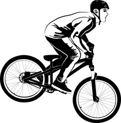 Full suspension mtb scheme Royalty Free Vector Image