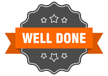Well Done Badge Vector Images (over 510)