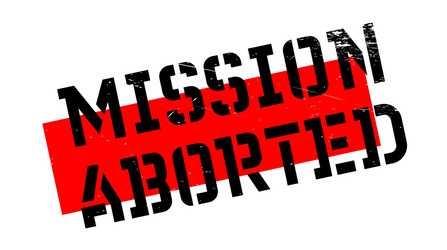 Mission failed rubber stamp Royalty Free Vector Image