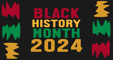 Happy black history month Royalty Free Vector Image