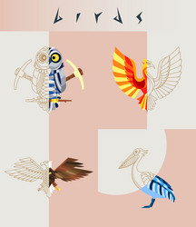 Phoenix Polygon Vector Images (43)