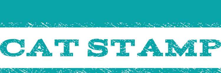 Cat stamp watermark Royalty Free Vector Image - VectorStock