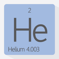 Diagram representation of the element helium Vector Image