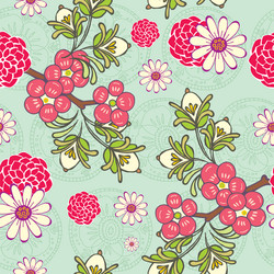 Cute seamless wallpaper Royalty Free Vector Image