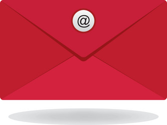 Mail envelope icon email send concept Royalty Free Vector