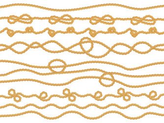 Rope frame Royalty Free Vector Image - VectorStock