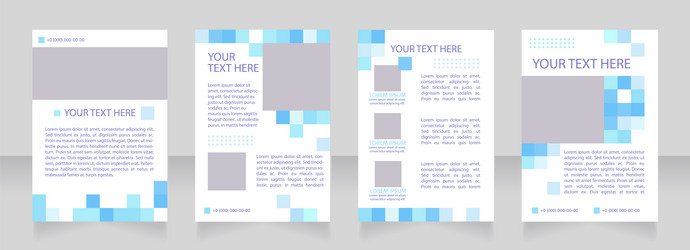 Blank Travel Brochure Template