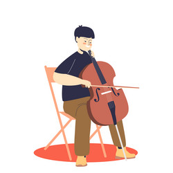 Cartoon Cello Boy Vector Images (91)