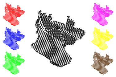 Basque country map Royalty Free Vector Image - VectorStock