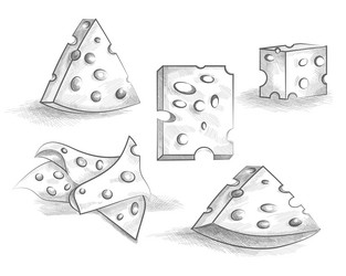 Cartoon Cheddar Cheese Vector Images (over 3,100)