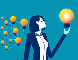 Gather ideas and choose best from many after Vector Image