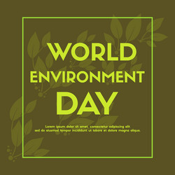 World environment day background color brown Vector Image