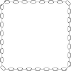 Set seamless chain link different chains Vector Image