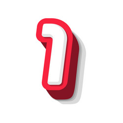 Number one Royalty Free Vector Image - VectorStock