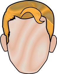Character man face comic pop art Royalty Free Vector Image