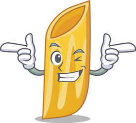 Penne Pasta Character Cartoon Vector Image Vector Images (over 100)