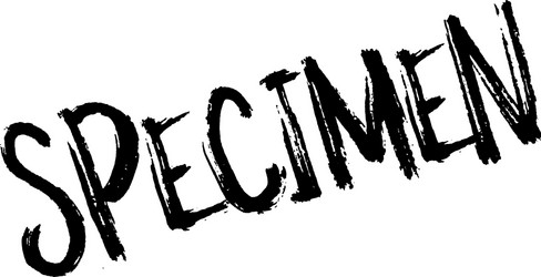 Specimen rubber stamp Royalty Free Vector Image