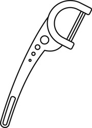 Floss stick icon cartoon style Royalty Free Vector Image