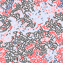 Pink diffusion background organic pattern Vector Image