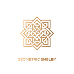 Geometric logo Royalty Free Vector Image - VectorStock