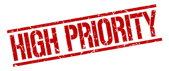 First priority sign or stamp Royalty Free Vector Image