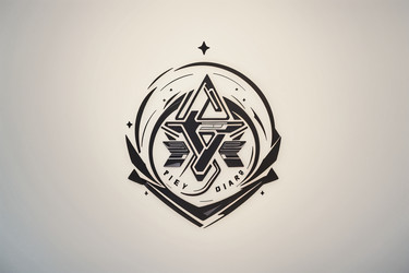 3d gaming logo design Royalty Free Vector Image