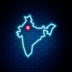 Map India Glowing Vector Images (over 100)