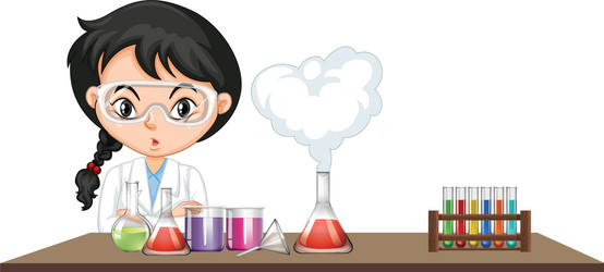 Kids Doing Experiment Cartoon Vector Images (over 350)