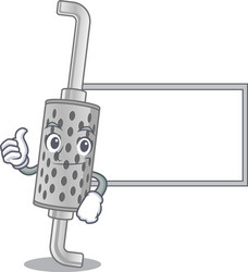 A cute picture exhaust pipe cartoon Royalty Free Vector