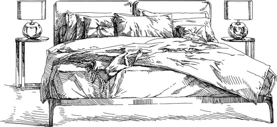 Cushions Line Drawing Vector Images (over 780)