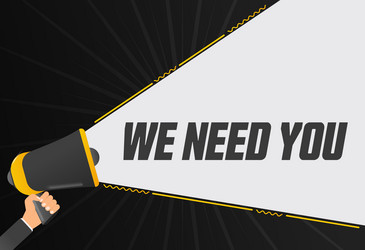 We Need You Vector Images (over 300)
