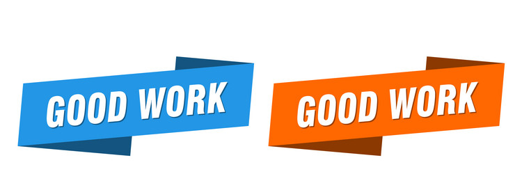 Good news banner template ribbon label sign Vector Image