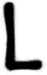 Letter L Graffiti Style