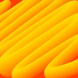 Abstract yellow blend curve colored background Vector Image