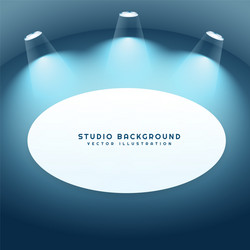 Clean studio background Royalty Free Vector Image
