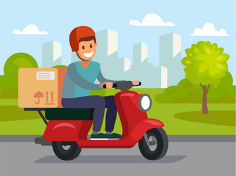 Red Delivery Man Vector Images (over 2,500)